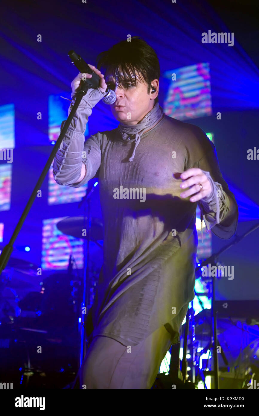 Gary Numan performs live at the O2 ABC in Glasgow Featuring: Gary Numan ...