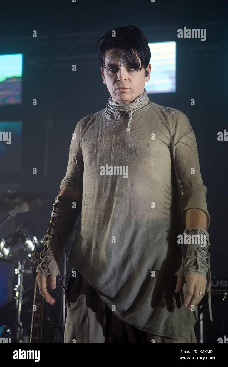 Gary Numan performs live at the O2 ABC in Glasgow Featuring: Gary Numan ...