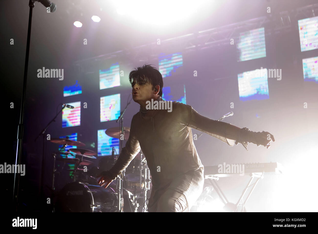 Gary Numan performs live at the O2 ABC in Glasgow Featuring: Gary Numan ...