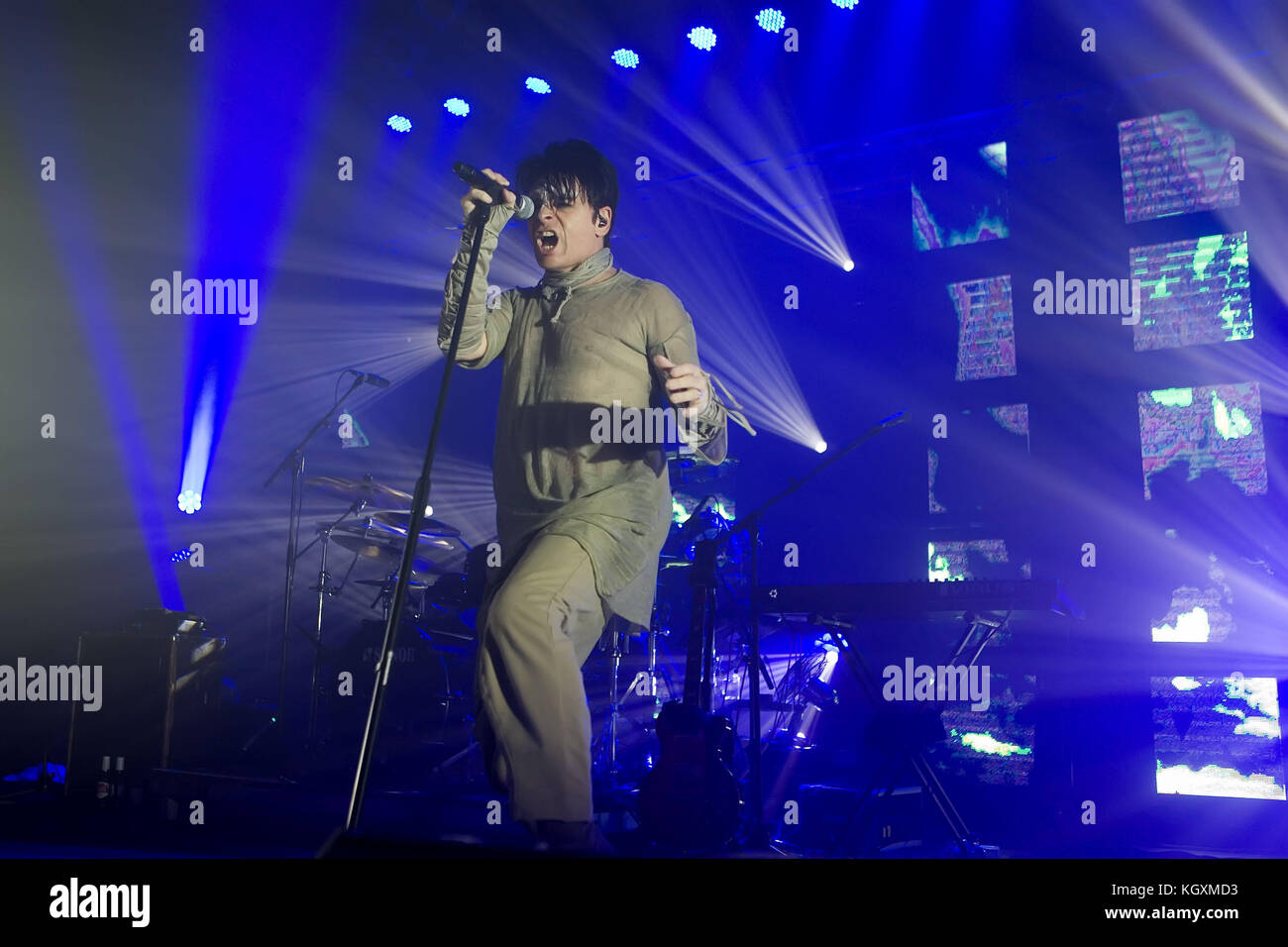 Gary Numan performs live at the O2 ABC in Glasgow Featuring: Gary Numan ...