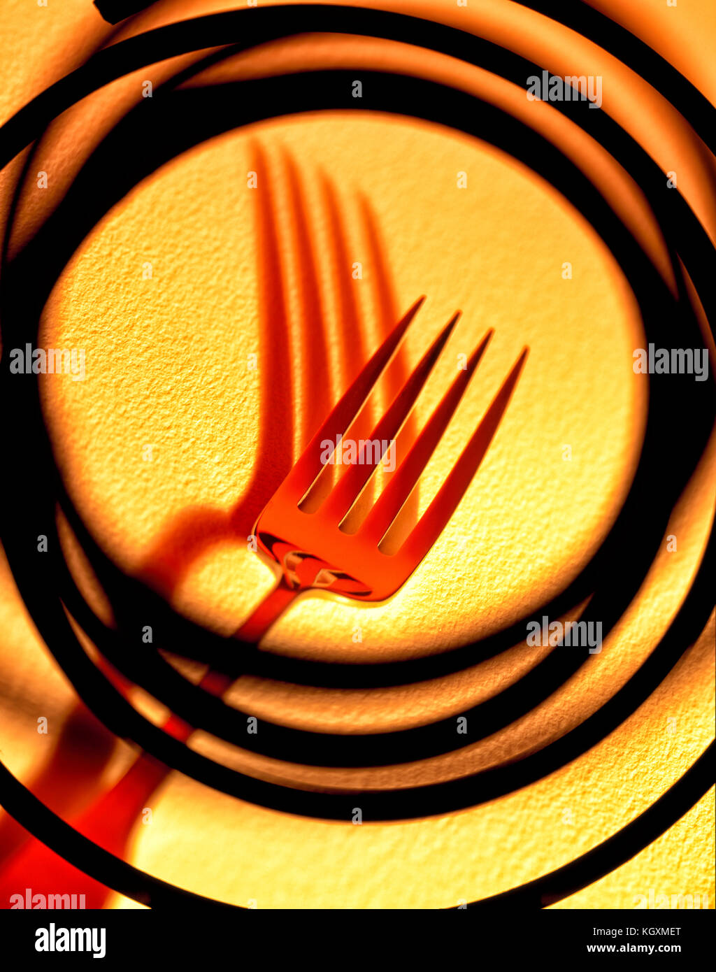 Fork in Spring Stock Photo - Alamy