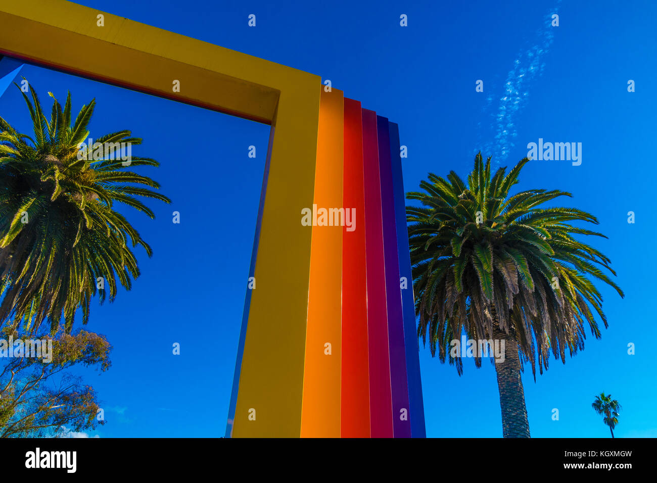 Herbert Bayer's Chromatic Gate in Santa Barbara, California. Designed ...