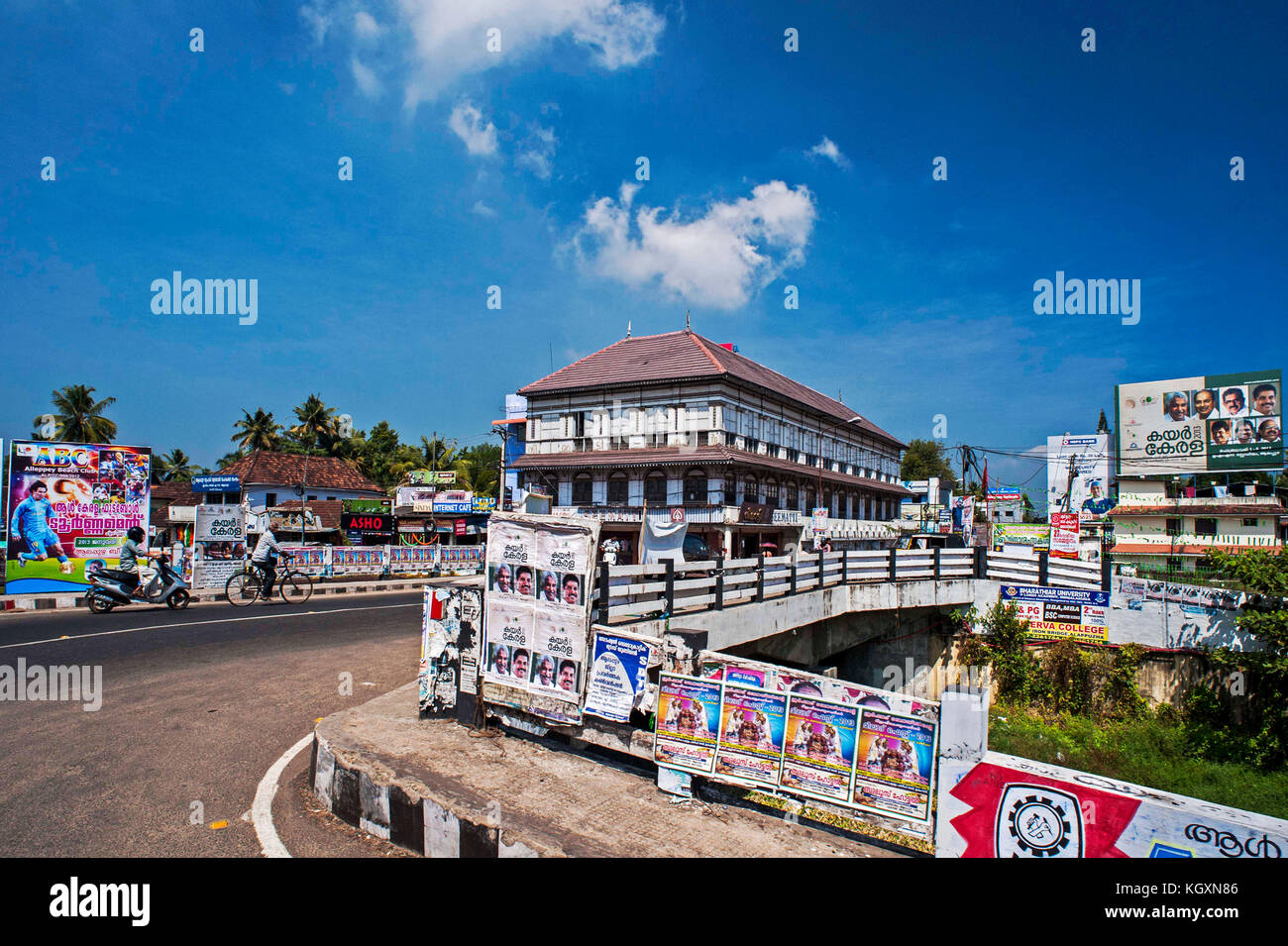 iron bridge seematti building, alappuzha, kerala, India, Asia Stock ...