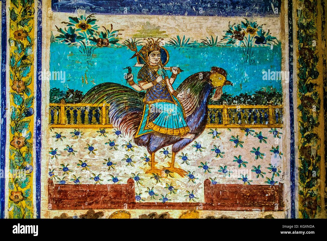 Bahuchara Mata painting, jodhpur, rajasthan, India, Asia Stock Photo ...