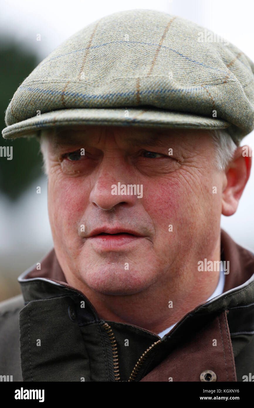 Trainer Colin Tizzard watches as some of his horses prepare for a ...