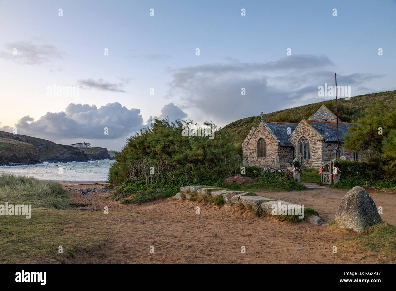 Gunwalloe Church Cove, Cornwall, United Kingdom Stock Photo - Alamy