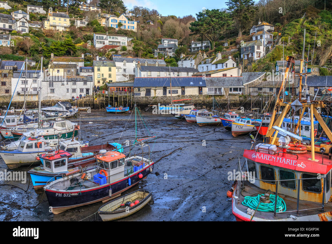 Polperro, Cornwall, United Kingdom Stock Photo - Alamy