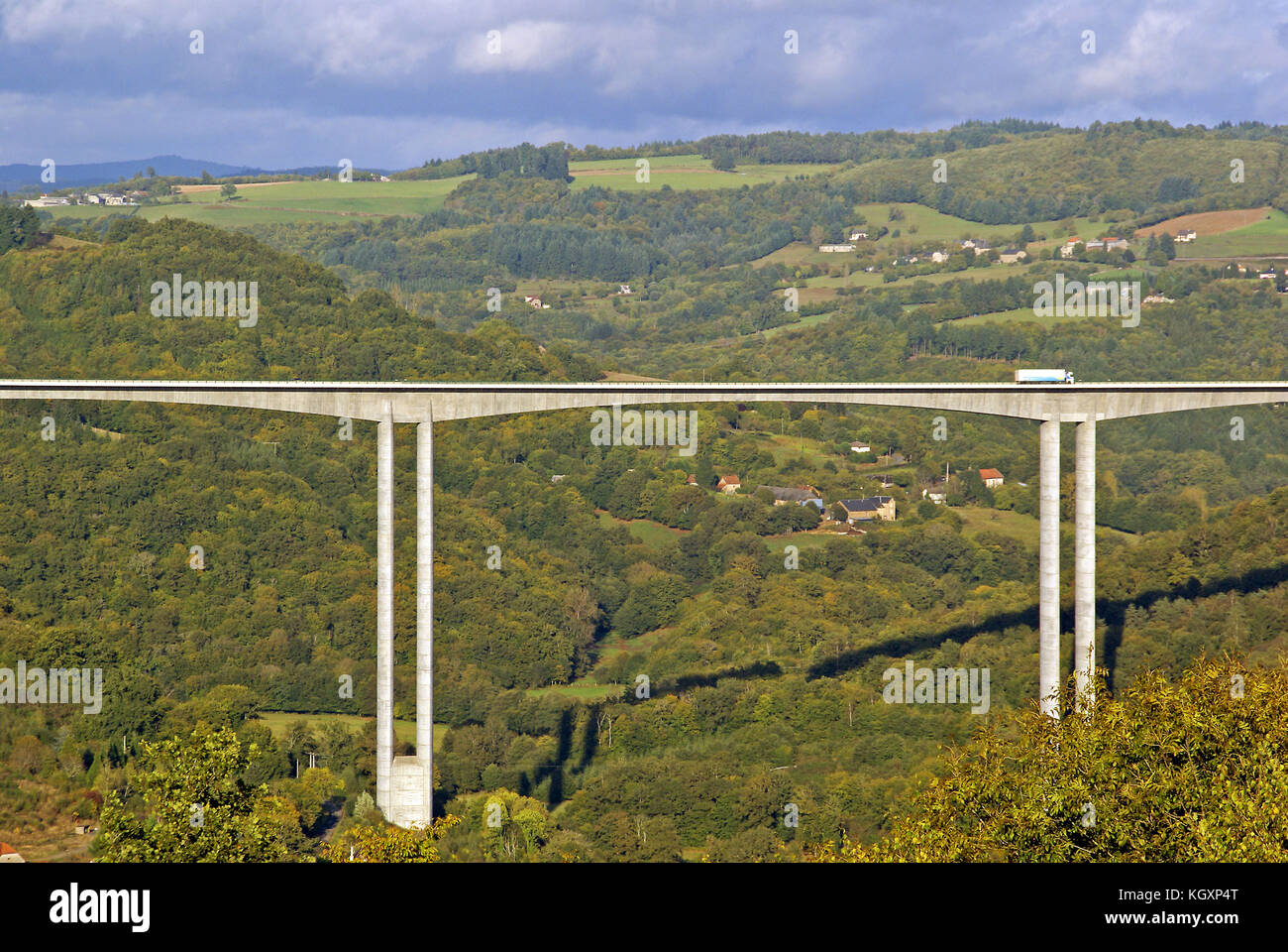 The A89 viaduct near Correze in France Stock Photo - Alamy