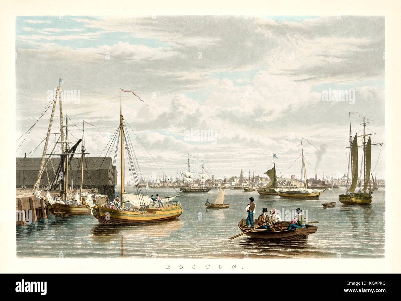 Boston seaport historical hi-res stock photography and images - Alamy