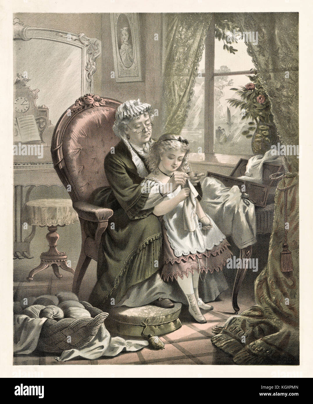 Darning socks hi-res stock photography and images - Alamy