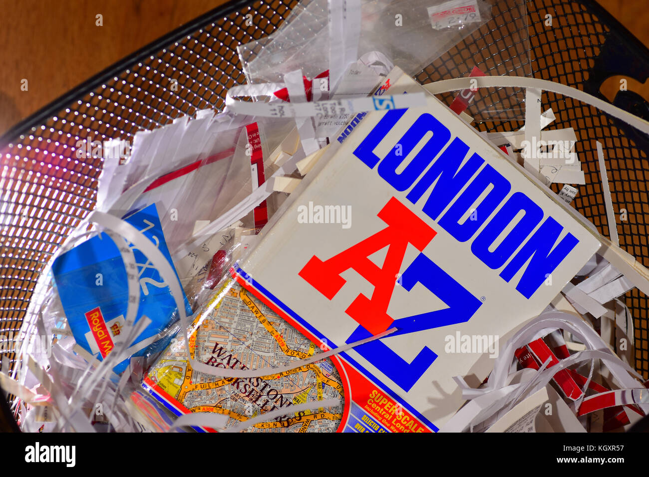 London a to z map hi-res stock photography and images - Alamy