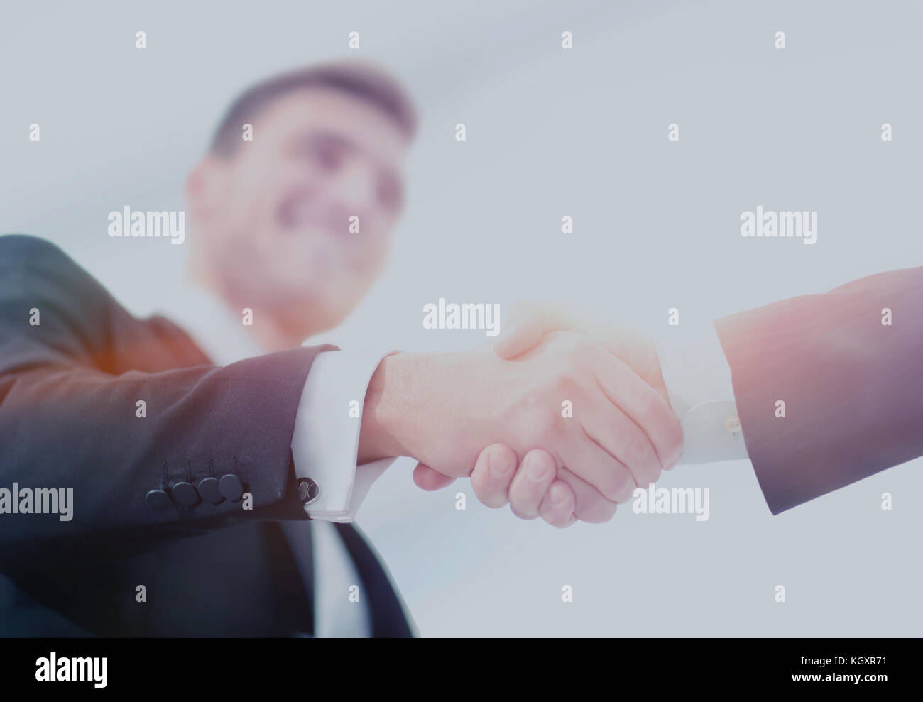 Success concept in business - handshake of partners Stock Photo - Alamy