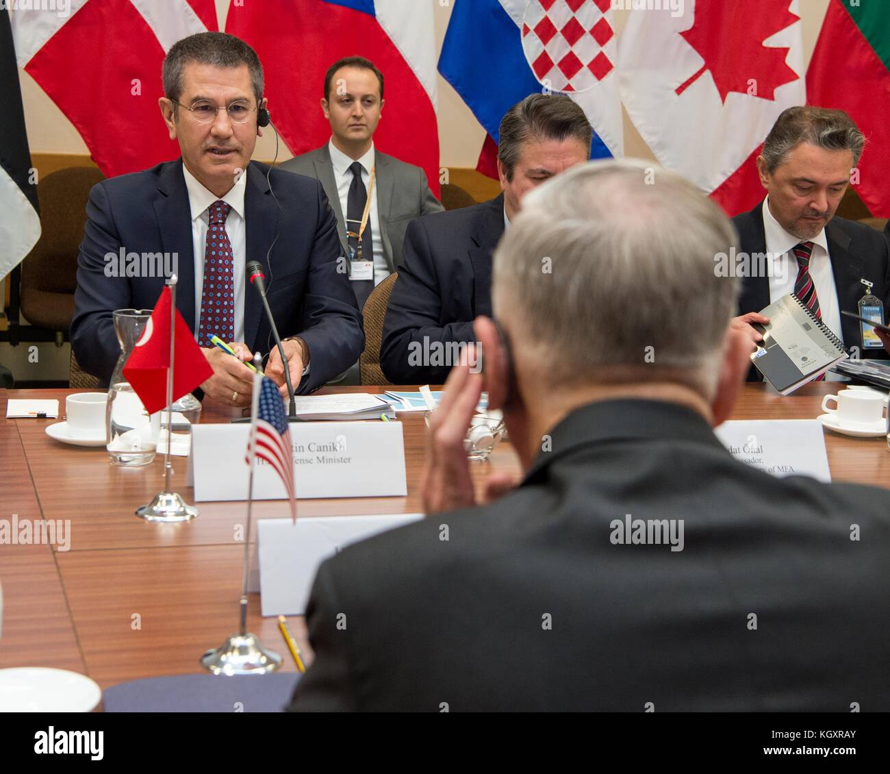 Turkish Defense Minister Nurettin Canikli meets with U.S. Defense ...