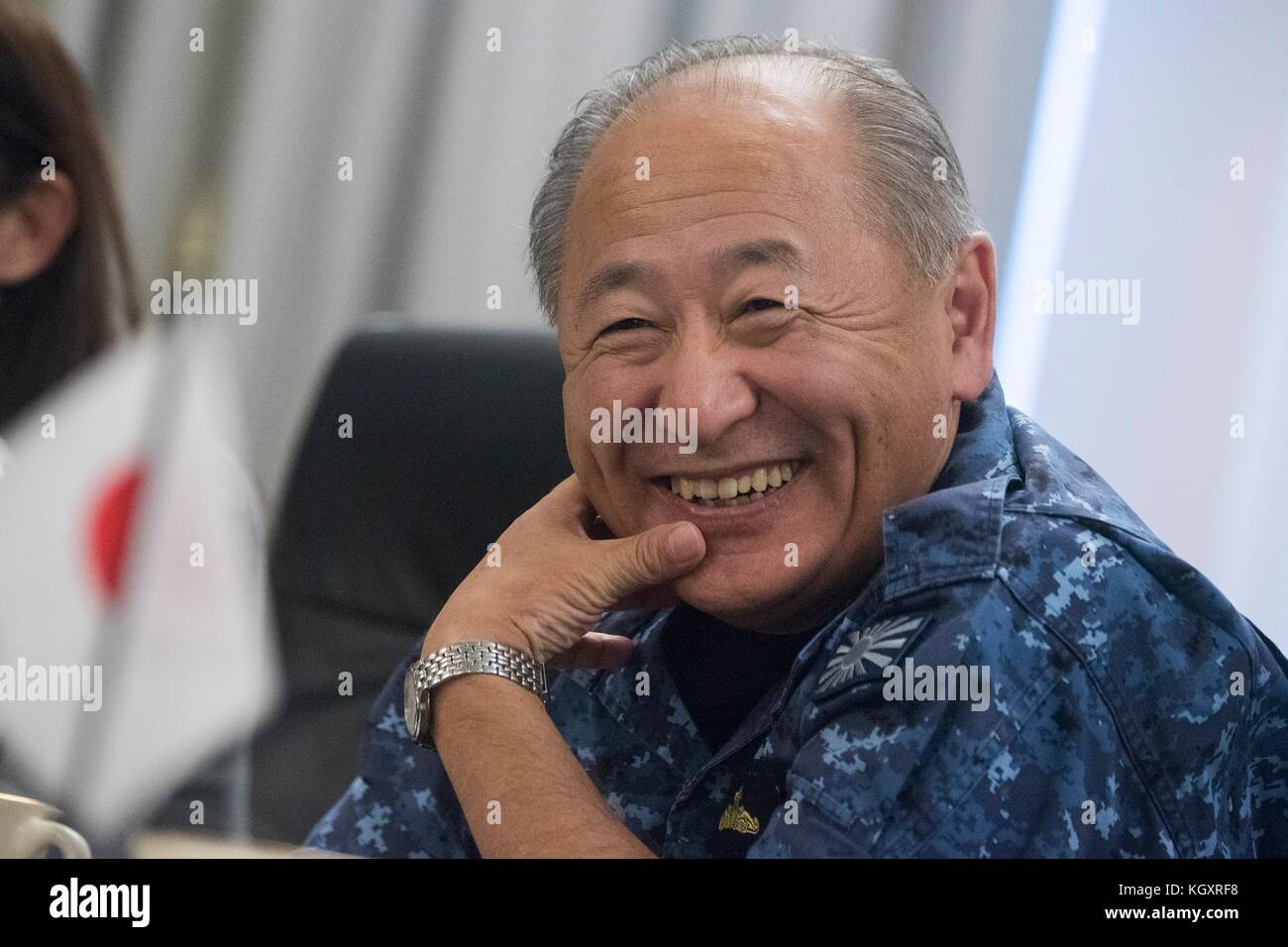 Japanese Self-Defense Force Chief of Staff Katsutoshi Kawano speaks ...