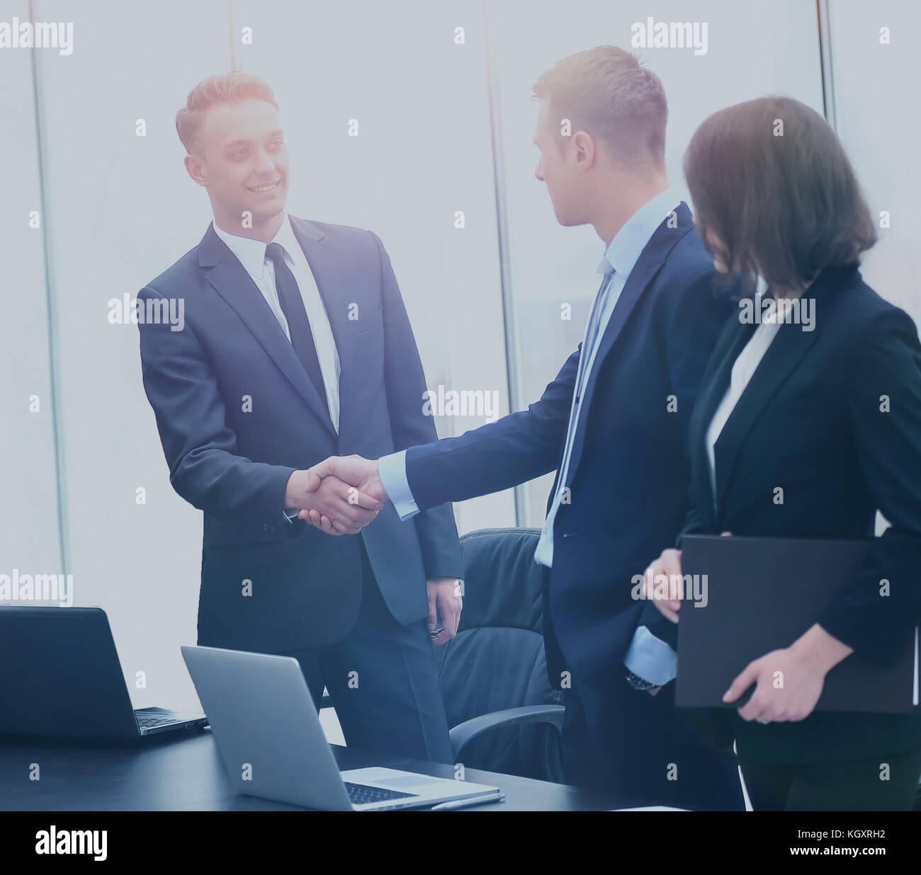 professional business people shaking hands Stock Photo - Alamy