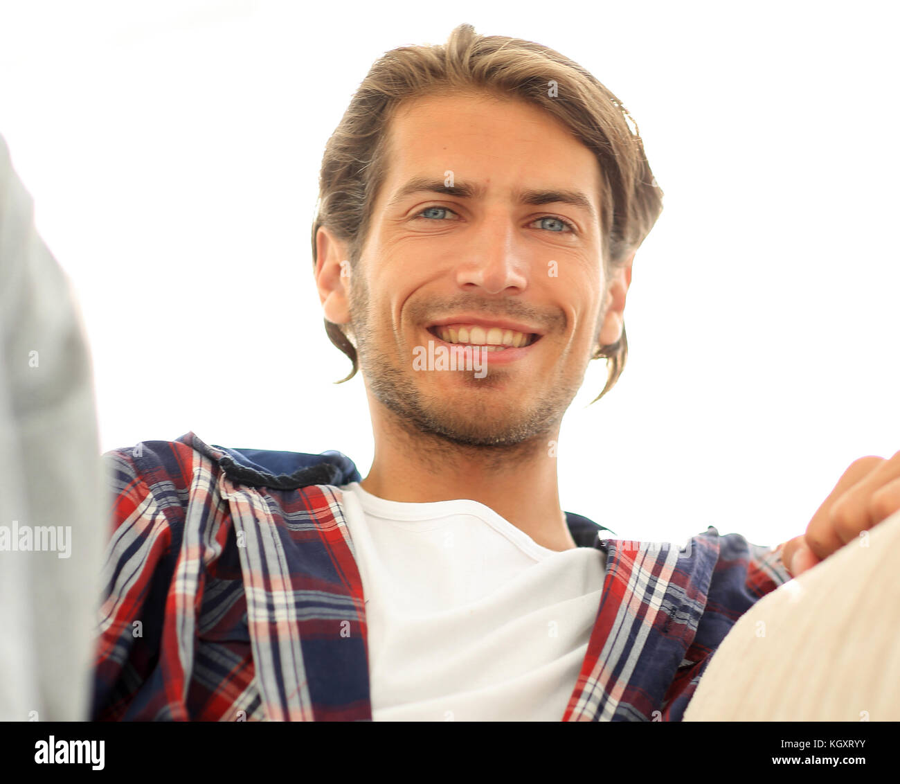 successful modern guy. photo in background Stock Photo - Alamy