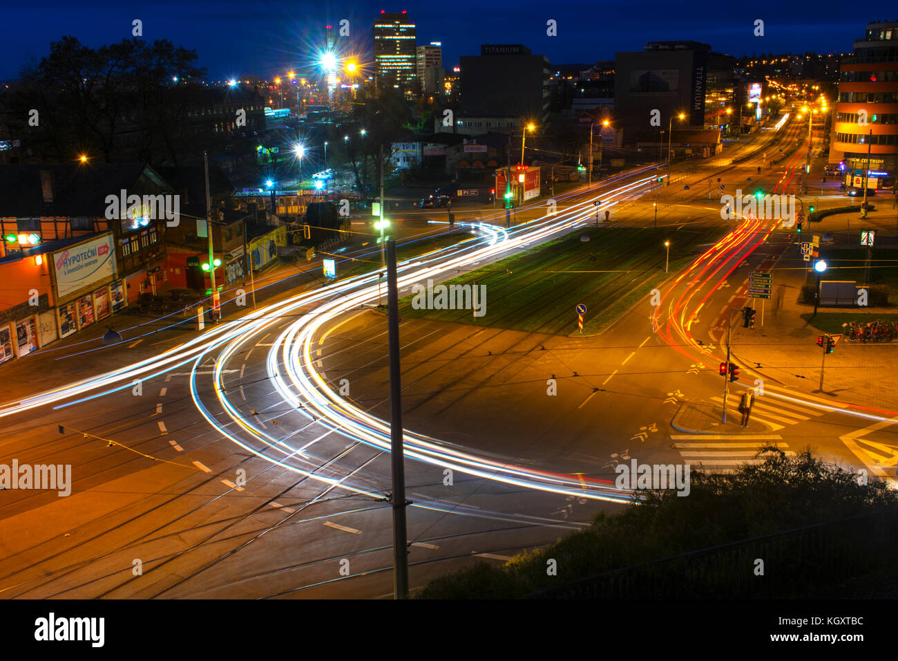 Brno by night hi-res stock photography and images - Alamy