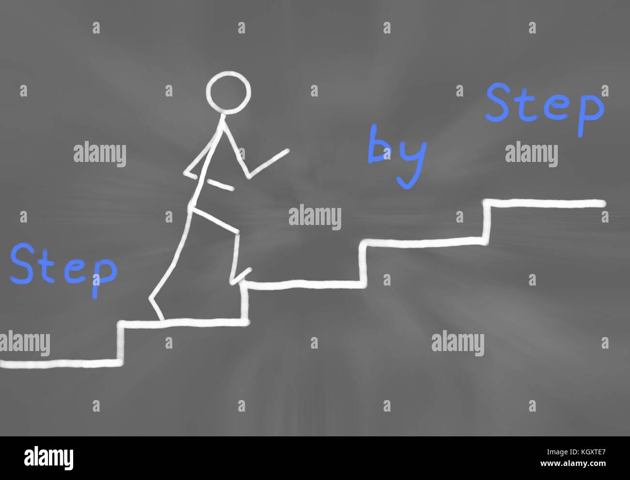 School blackboard stick figure hi-res stock photography and images - Alamy