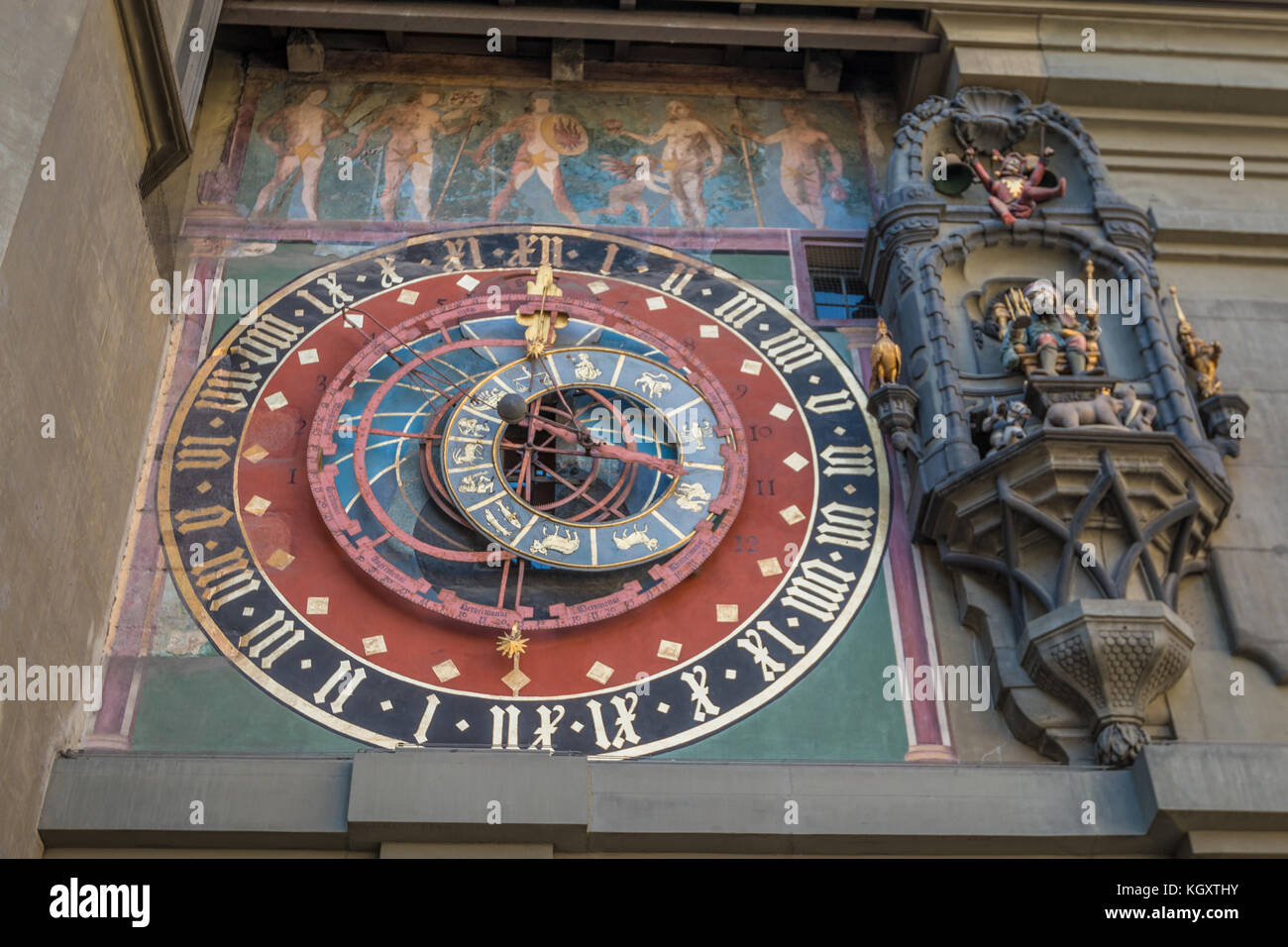 Old astronomical clock in Bern Switzerland Stock Photo - Alamy