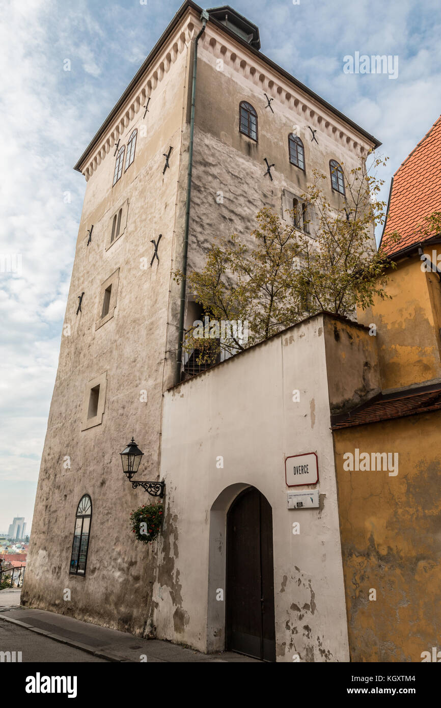 Lotrščak tower in old hi-res stock photography and images - Alamy