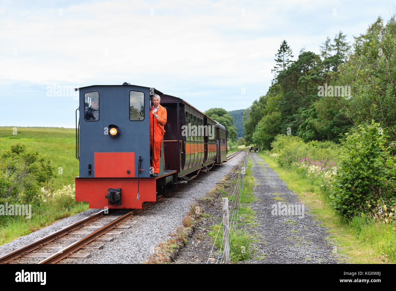 A preserved diesel locomotive built by the Hunslet Engine Company in ...