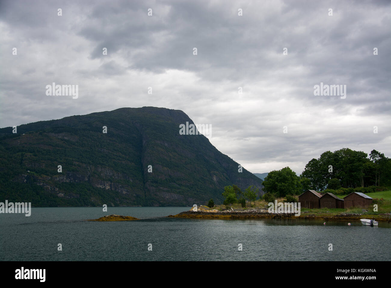 The Lustrafjorden or Lusterfjorden is located in the norwegian province ...