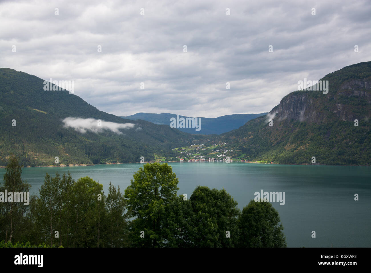 The Lustrafjorden or Lusterfjorden is located in the norwegian province ...