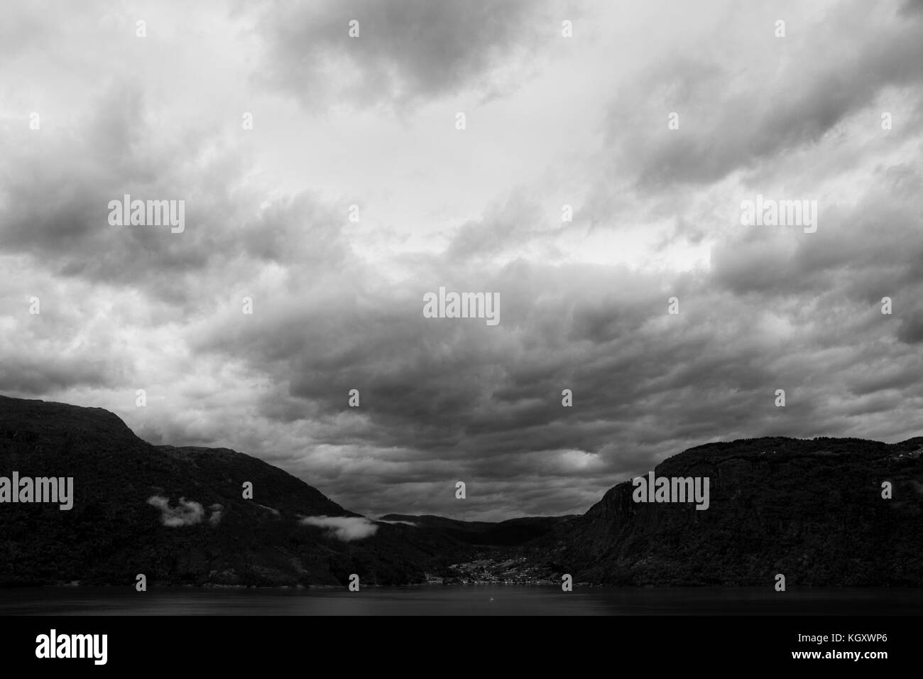 The Lustrafjorden or Lusterfjorden is located in the norwegian province ...