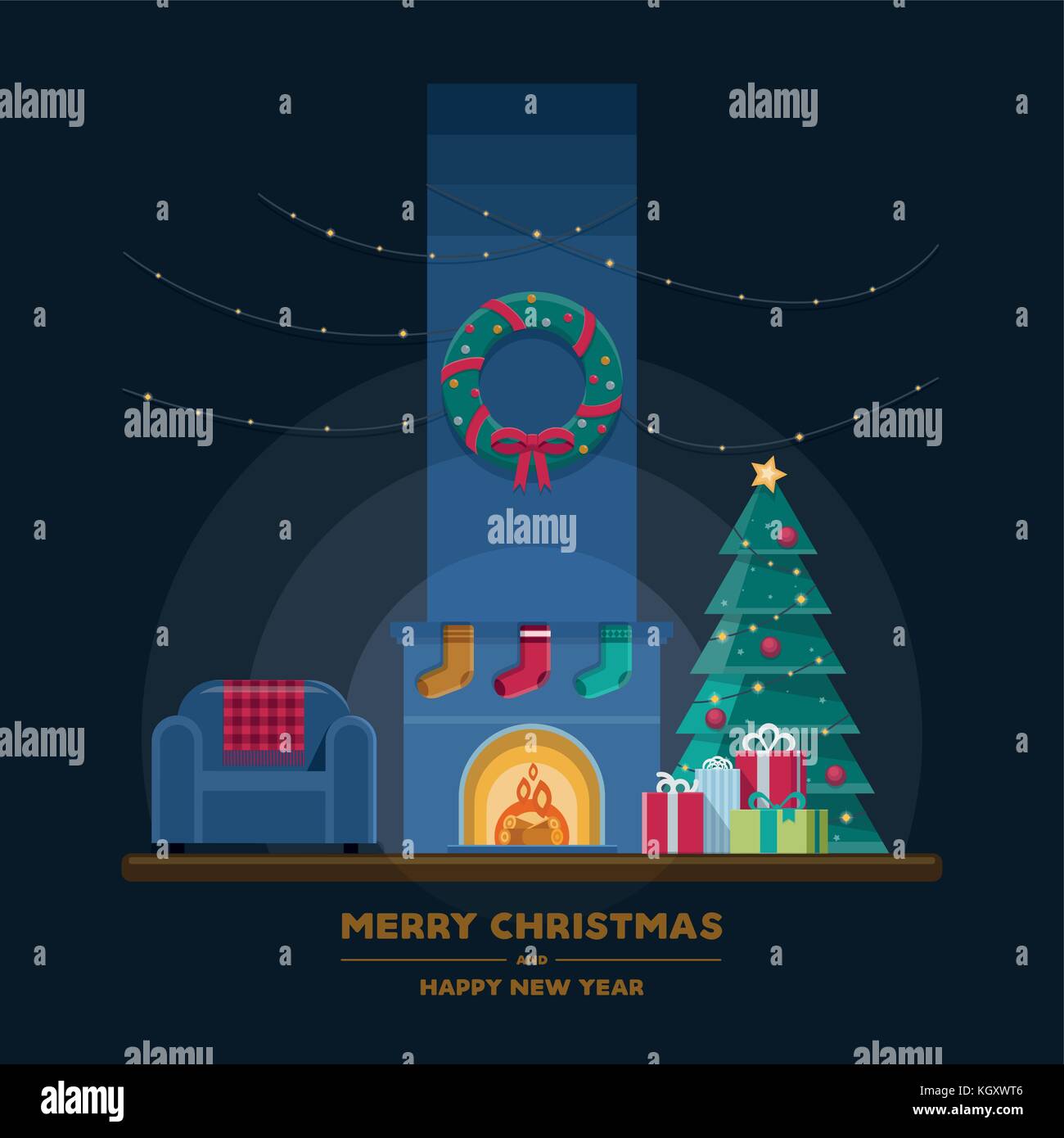 Christmas text decoration sweet Stock Vector Images - Alamy