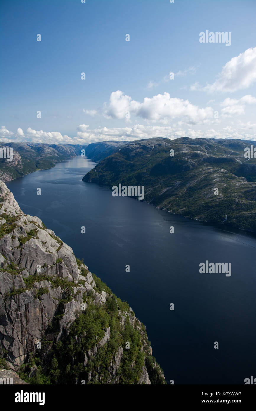 Lysefjord or Lysefjorden is a fjord located in the Ryfylke area in ...