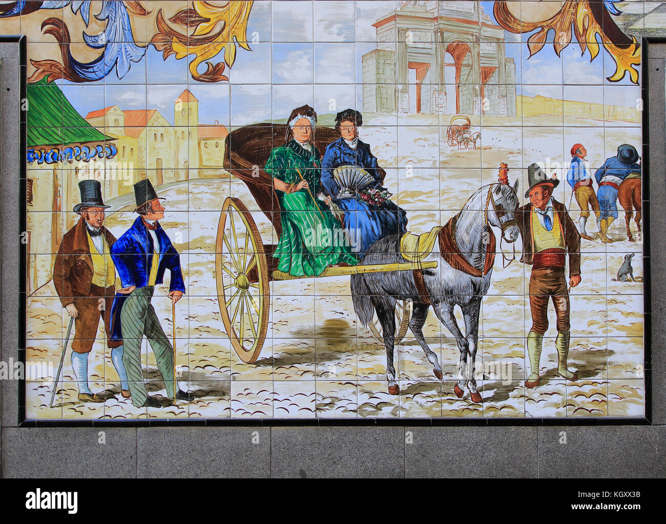 Traditional spanish ceramic wall tiles hi-res stock photography and ...