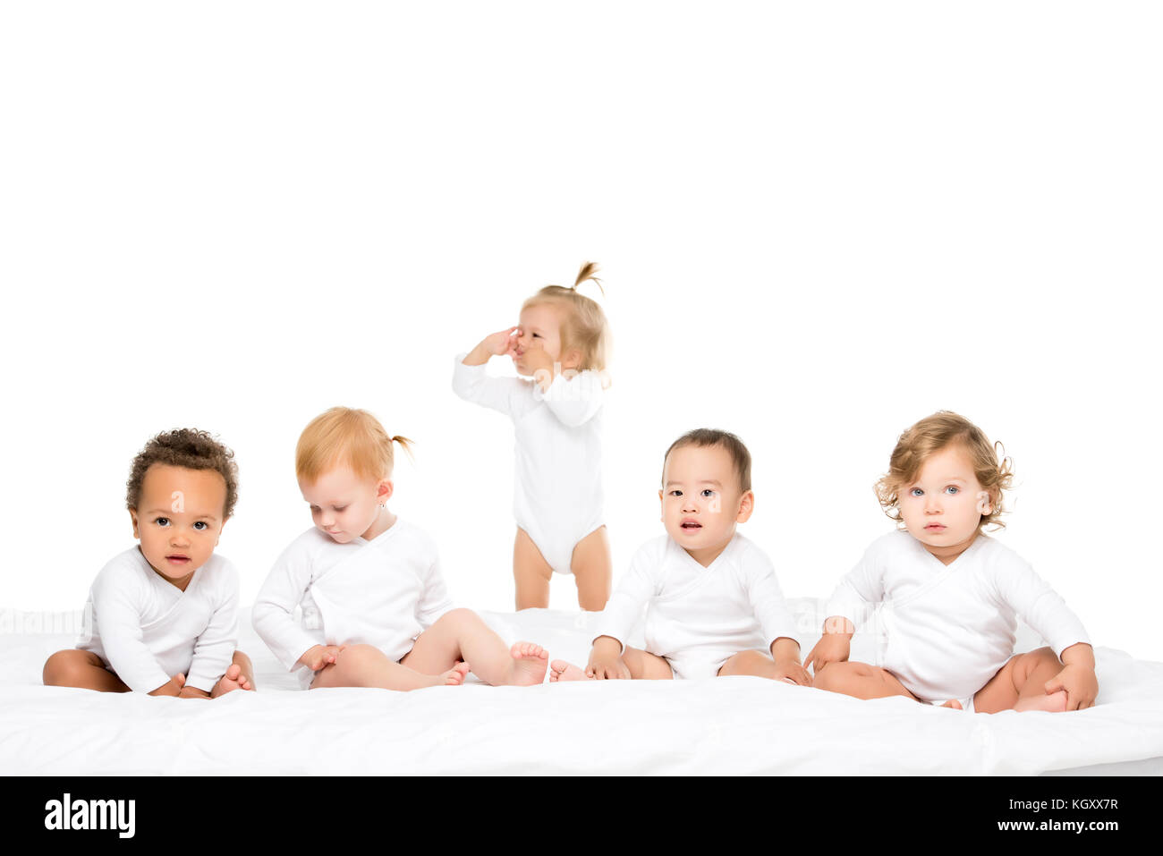 cute multiethnic toddlers Stock Photo - Alamy