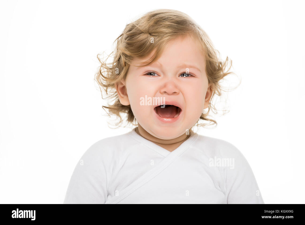 crying toddler girl Stock Photo - Alamy