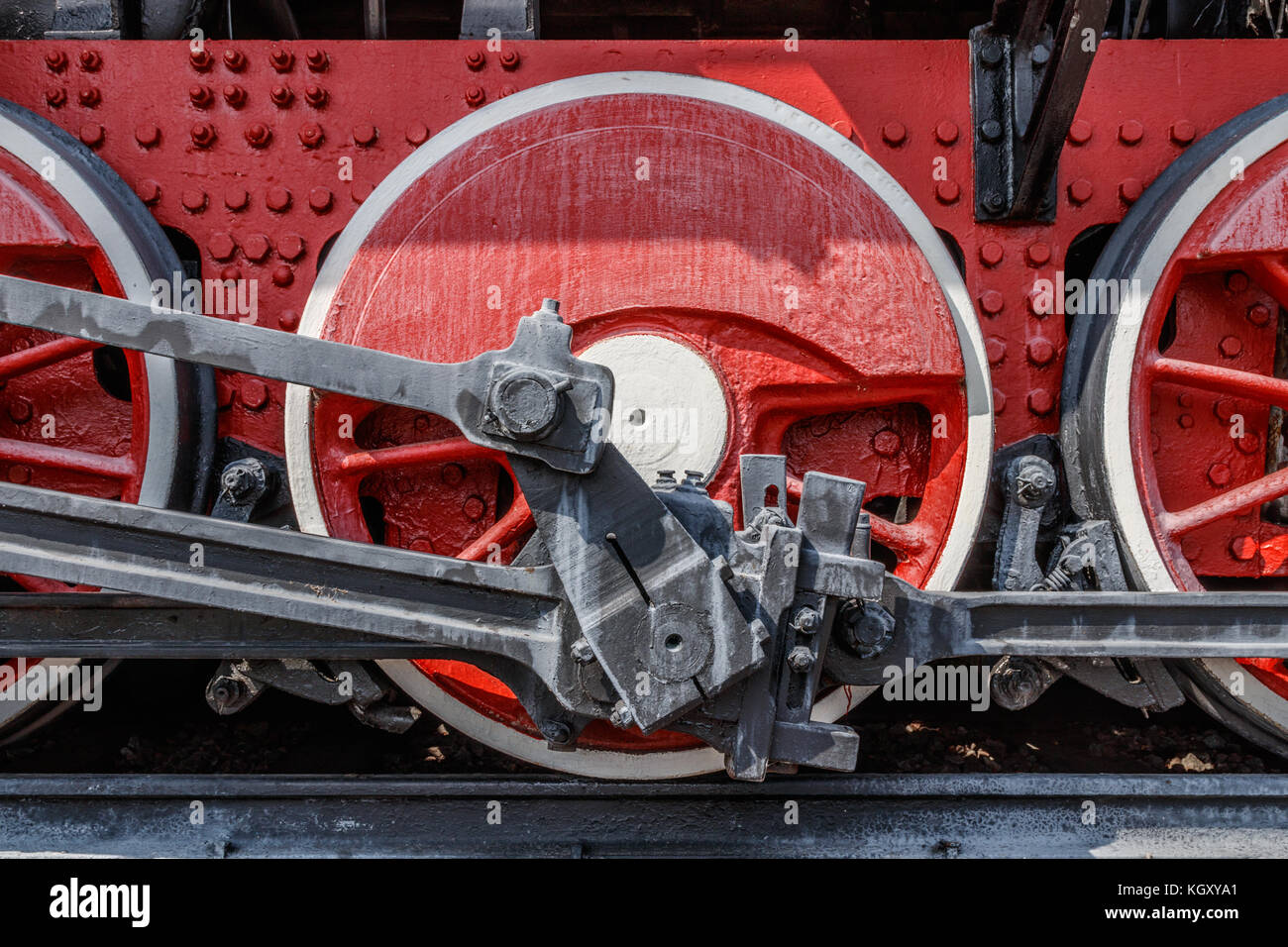 Steam locomotive wheel mechanism hi-res stock photography and images ...