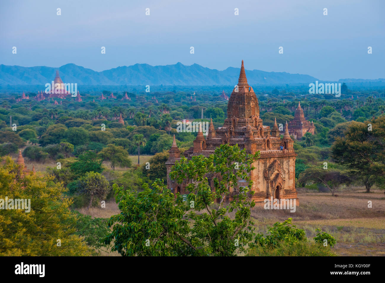 BAGAN , MYANMAR - SEP 04 2017: The Temples of bagan in Myanmar on ...