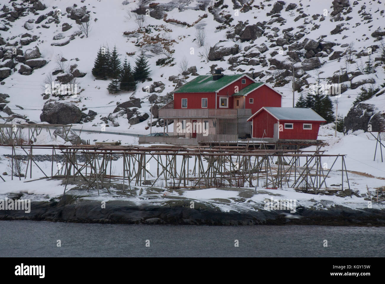 Tind is a small fishing-village farhest out of the peninsula Lofoten ...