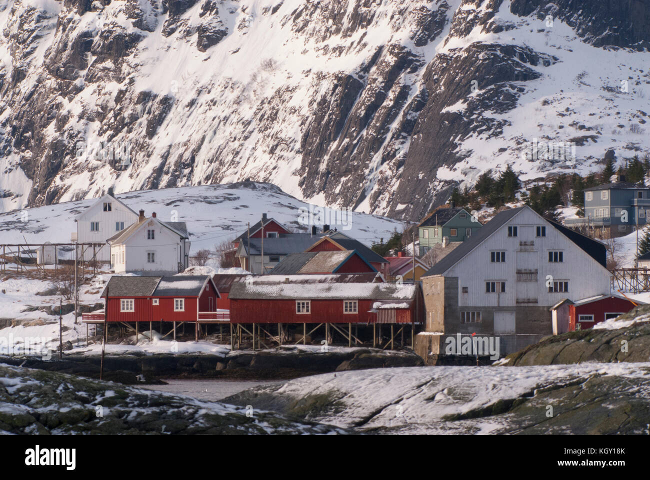 Tind is a small fishing-village farhest out of the peninsula Lofoten ...