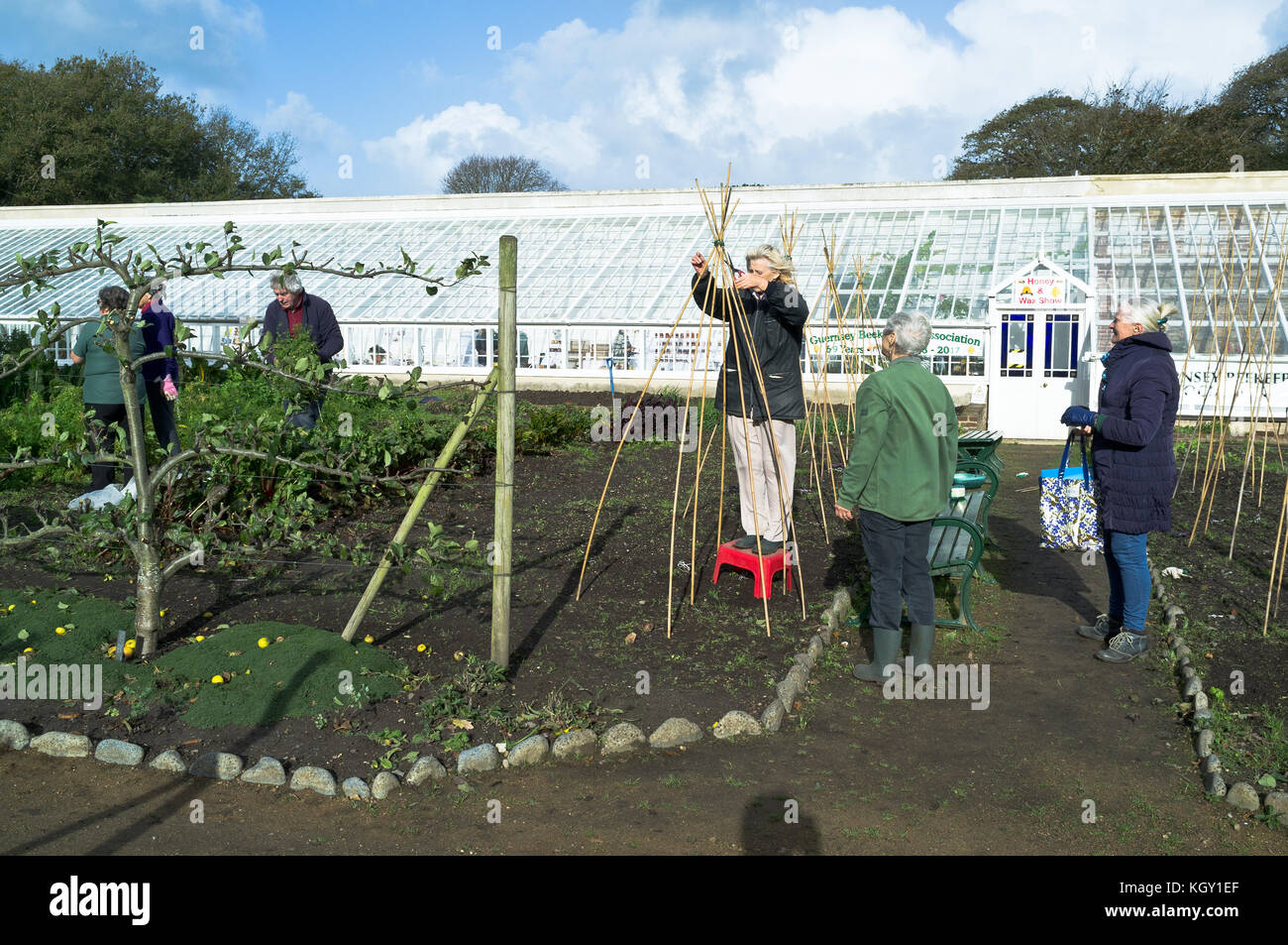 Victorian kitchen garden hi-res stock photography and images - Alamy