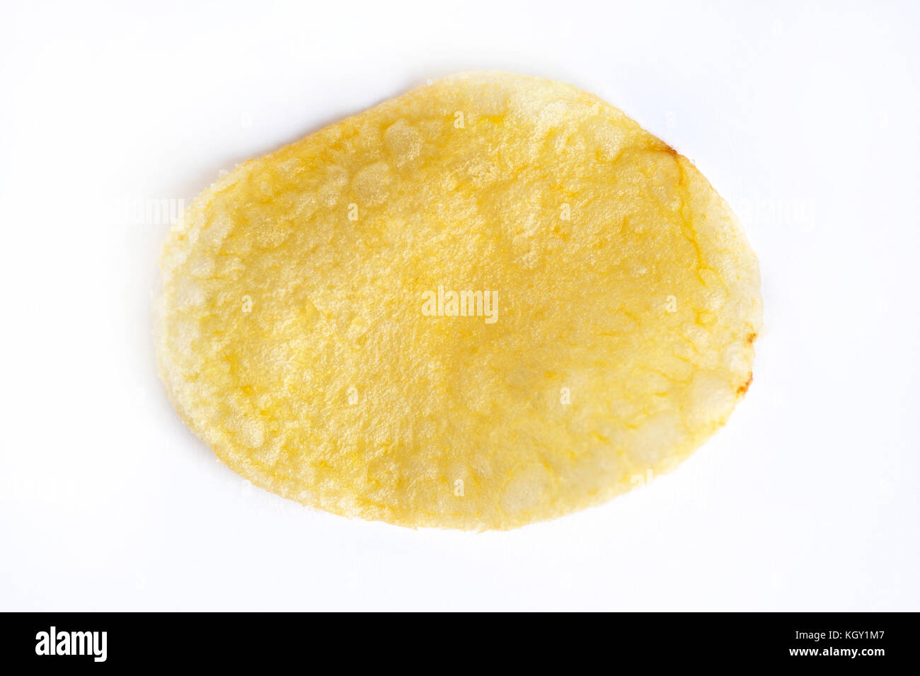 Chips piece isolated on white background Stock Photo - Alamy