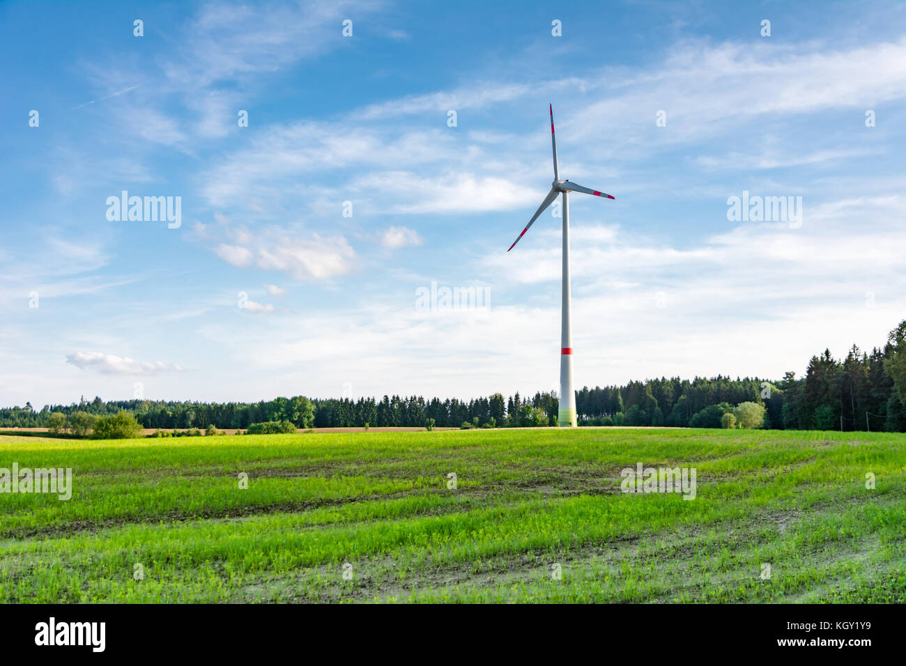 Alternative energy creation with wind power Stock Photo - Alamy