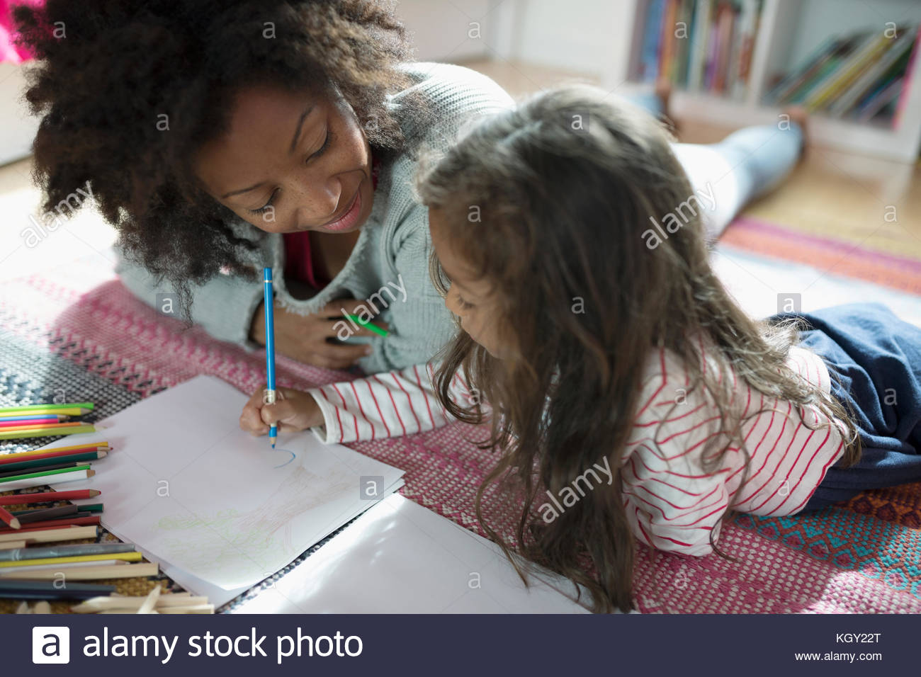 Drawing colored family hi-res stock photography and images - Alamy