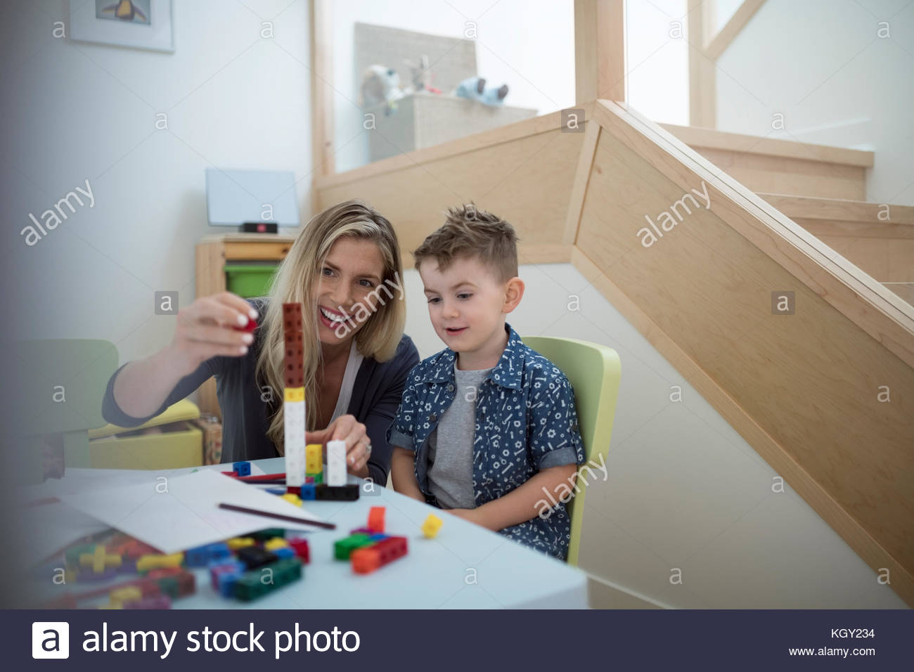 Stacking two blocks hi-res stock photography and images - Alamy