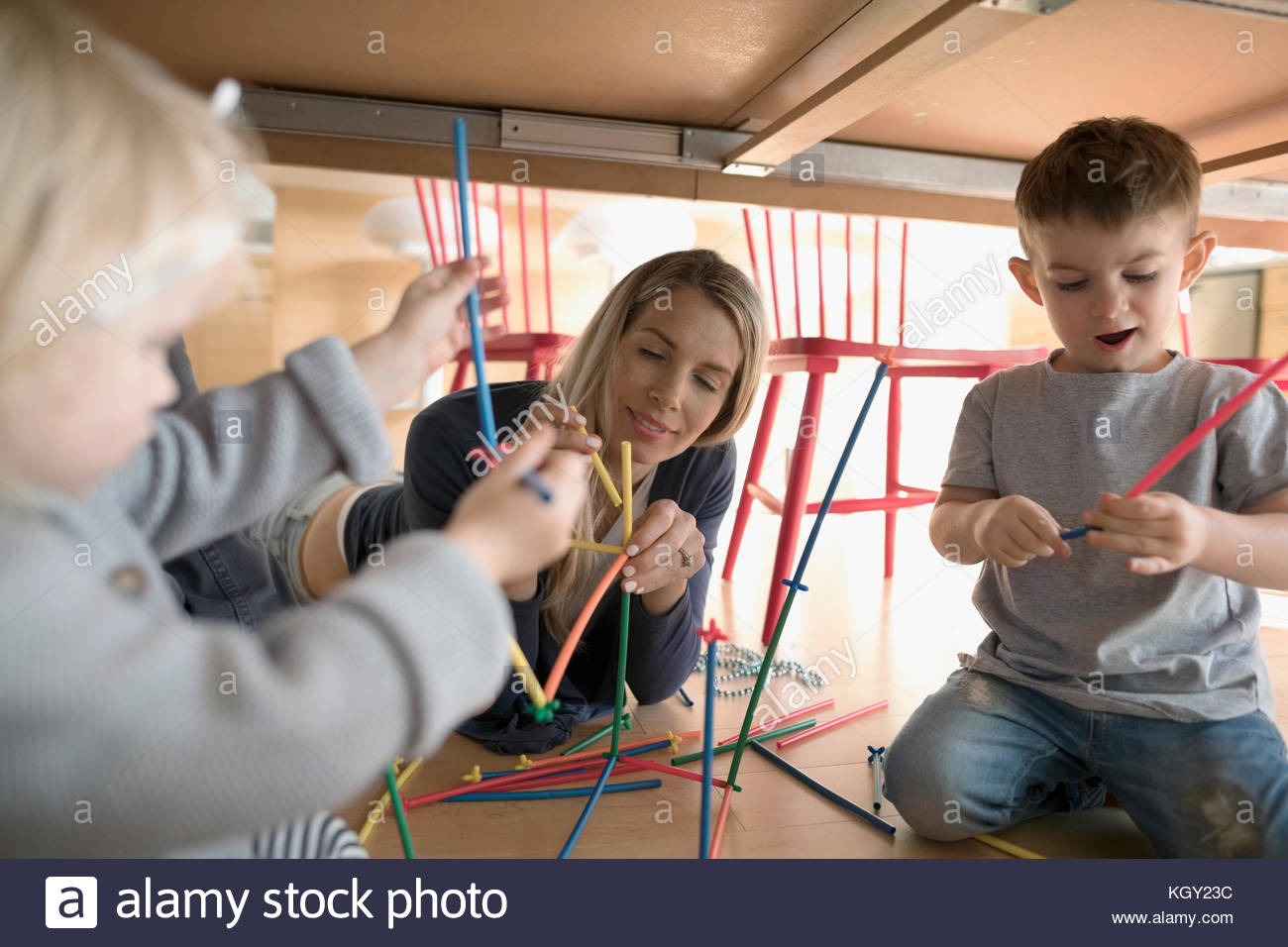 Children 3 playing together hi-res stock photography and images - Alamy