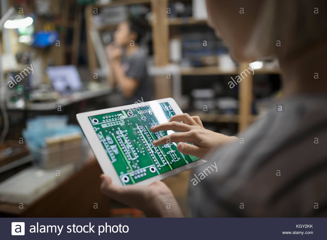 Circuit board view circuit board hi-res stock photography and images ...