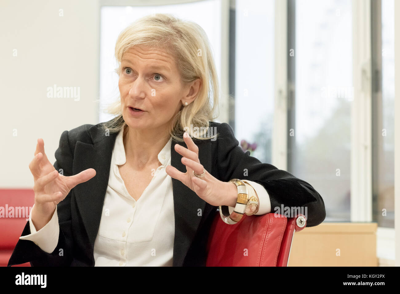 Zanny Minton Beddoes Editor-in-Chief of The Economist Stock Photo - Alamy