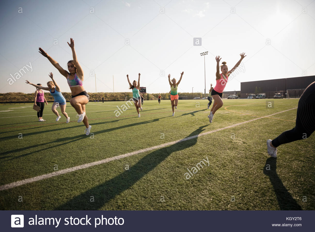 School running team hi-res stock photography and images - Alamy