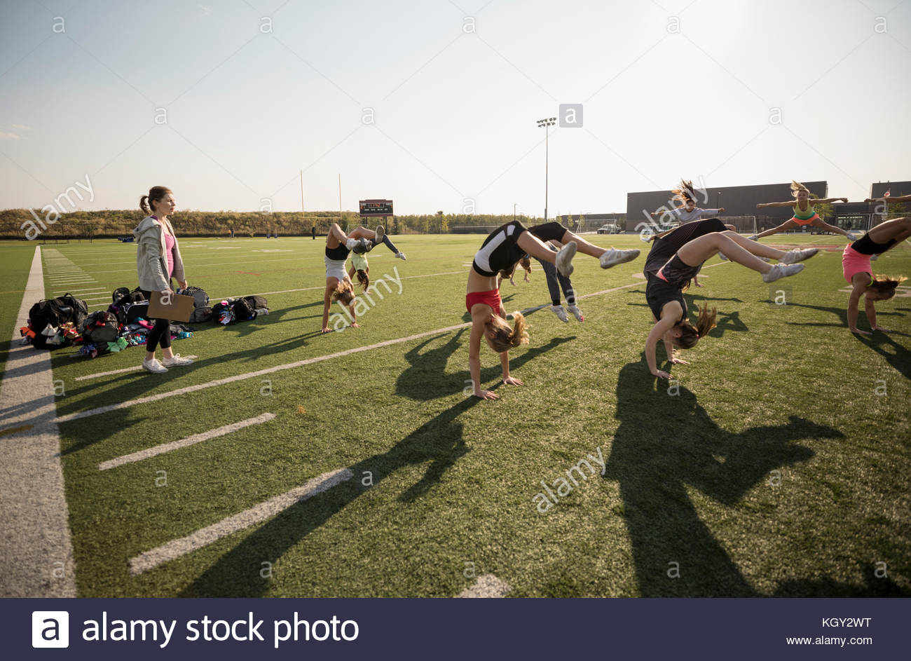 Girls handstand at school High Resolution Stock Photography and Images ...