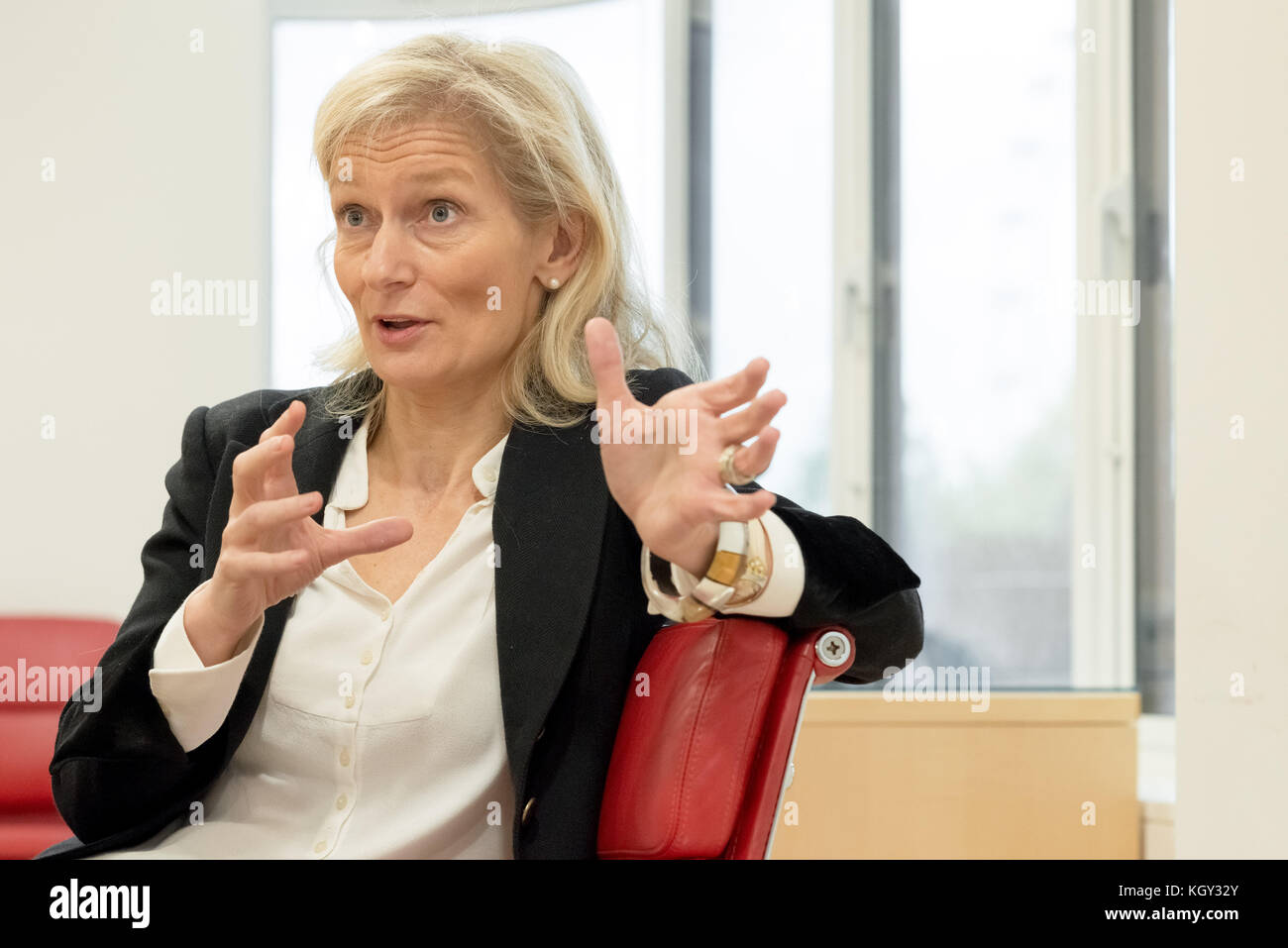 Zanny Minton Beddoes Editor-in-Chief of The Economist Stock Photo - Alamy