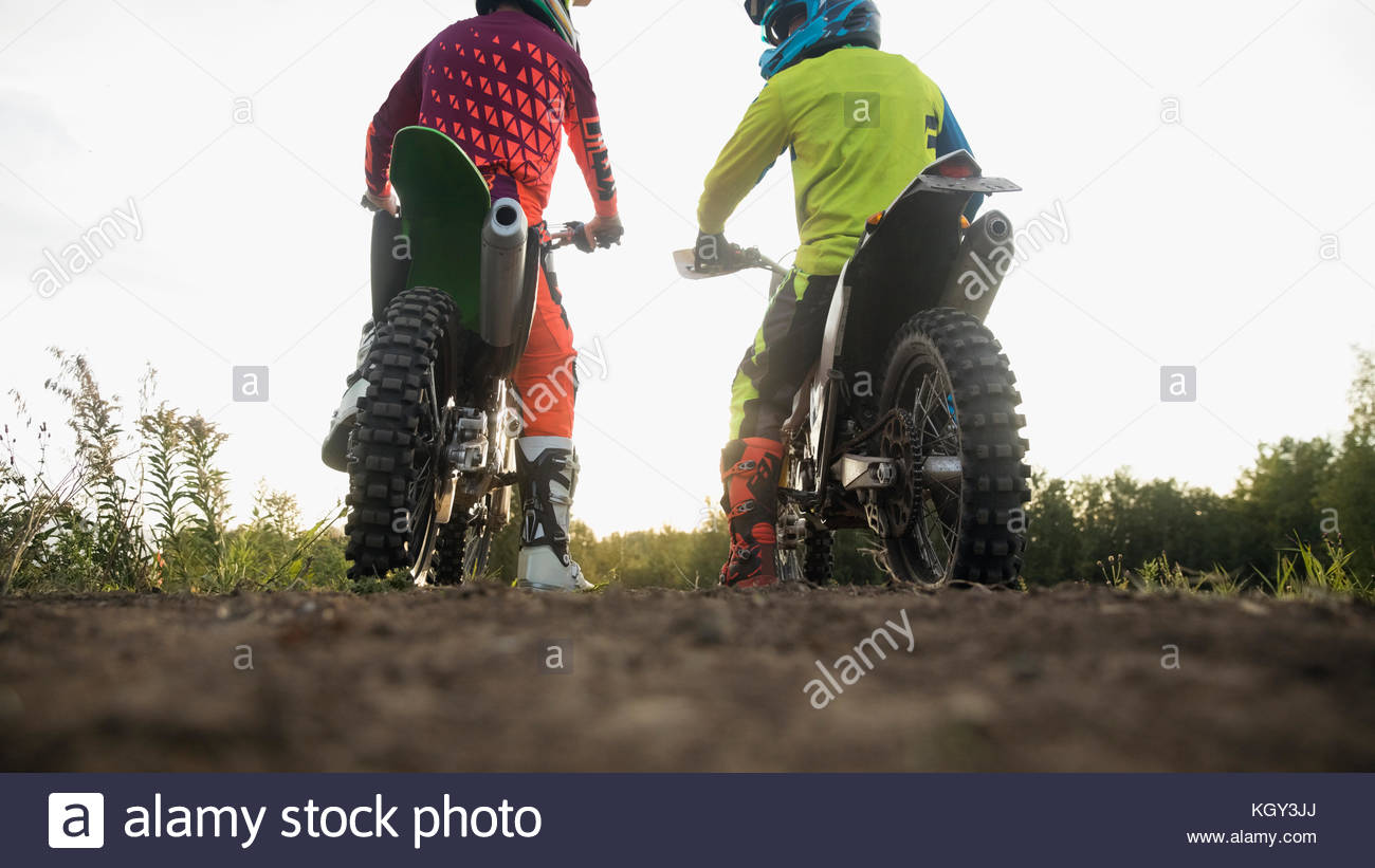 Rear view riding motorcycle hi-res stock photography and images - Alamy
