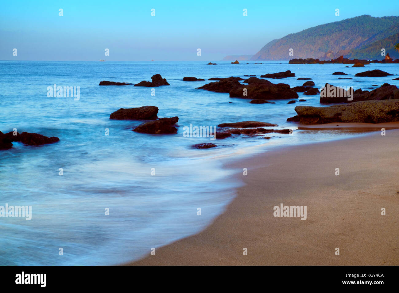 Cola Beach at dawn, Canacona, South Goa, India Stock Photo - Alamy